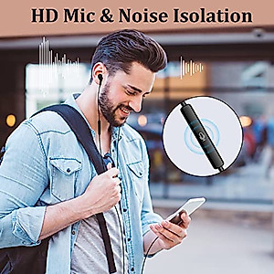 Guguearth Lightning Headphones for iPhone,MFi Certified in-Ear Lightning Earphones for iPhone,Magnetic Earbuds for iPhone with Mic Controller Compatible with iPhone 14 13 12 11Pro Max XR 8 7 (Black)