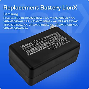 LIONX Battery for PowerBot R7040 R1AM7010UW / AA VR1AM7010U5 / AA VR1AM7010U5/AA VR1AM7010UW/AA VR1AM7040W9 / AA VR1AM7040W9/AA VR1AM7040WG / AA VR1AM7040WG/AA VR2AK93