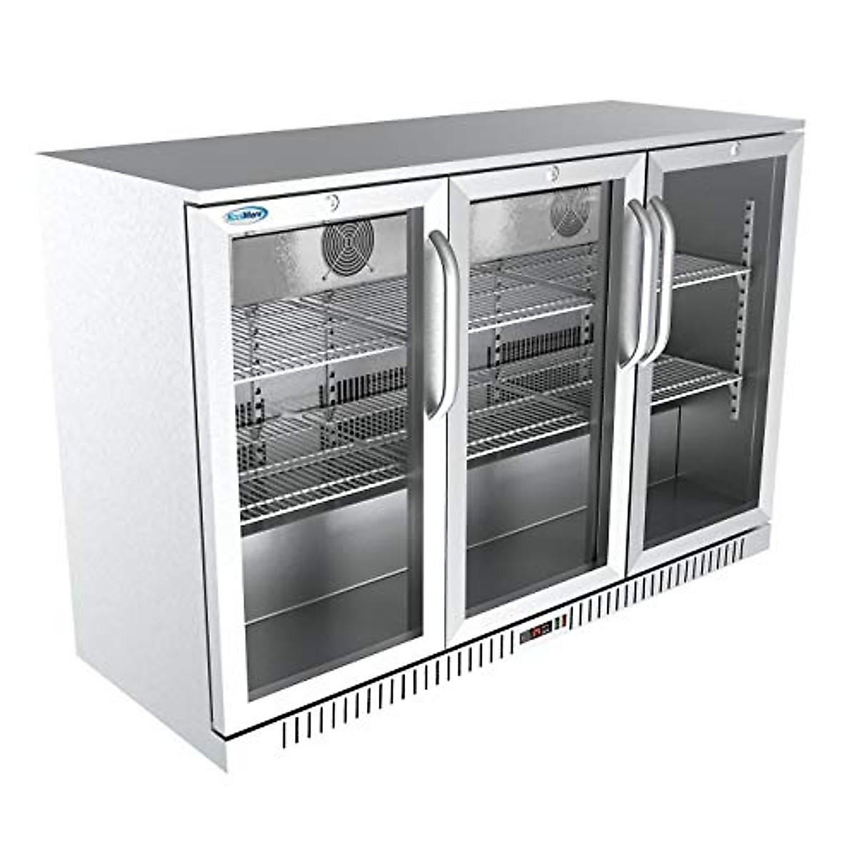 KoolMore BC-3DSW-SS Refrigerator, Triple Door, Stainless Steel