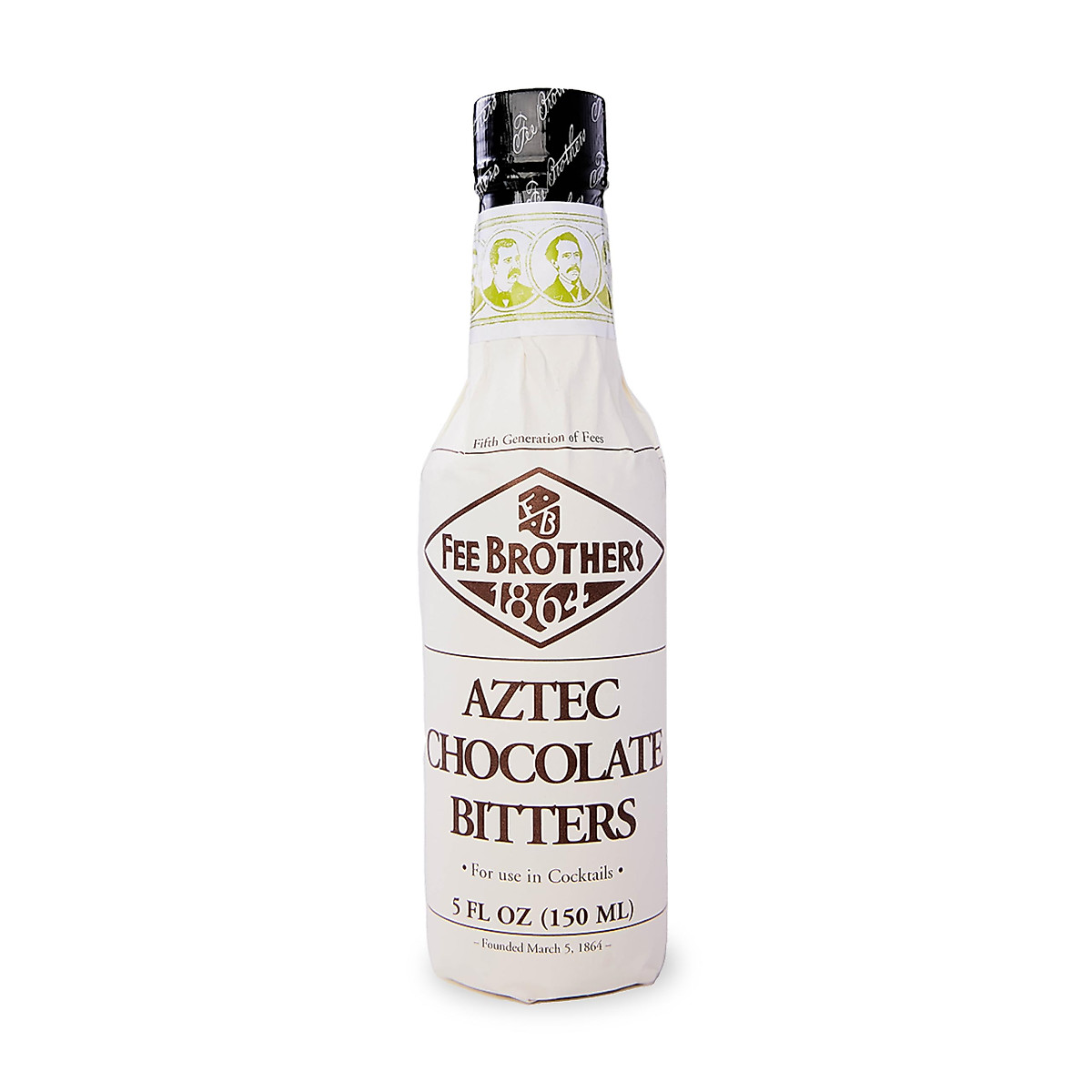 Fee Brothers Aztec Chocolate Cocktail Bitters - Aromatic Cocktail Mixer & Concentrated Flavoring, Gluten Free, Vegan-Friendly, 5 fl oz