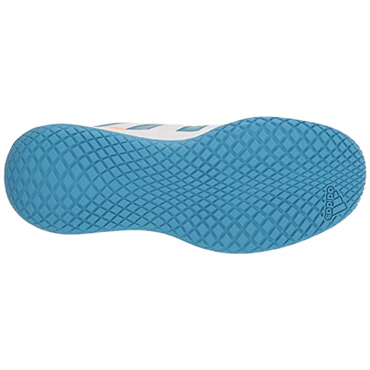 adidas Women's Forcebounce 2.0 Running Shoe, White/White/Pulse Blue, 9.5