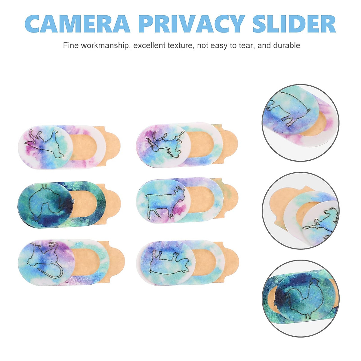 6pcs Privacy Cover Webcam Covers Webcam Cover Slider Webcam Slider Webcam Cover - Cover Privacy Slider Protector Cover Webcam Slide Cover