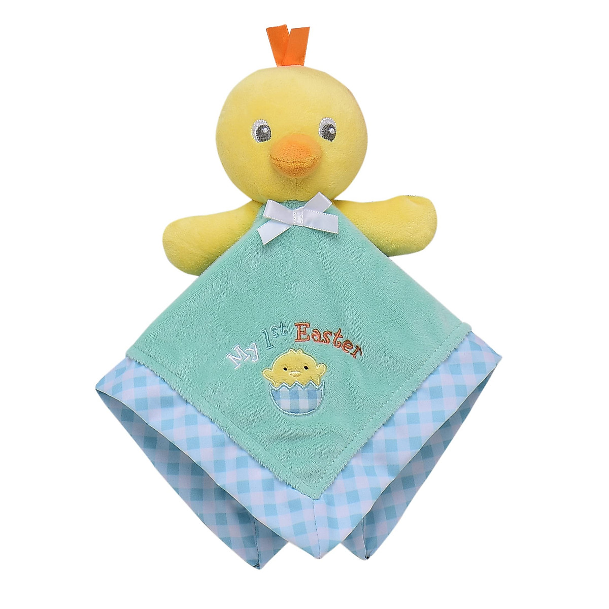 Magic Years Plush Snuggle Buddy Blanket and Toy Rattle (My First Easter, Chick)
