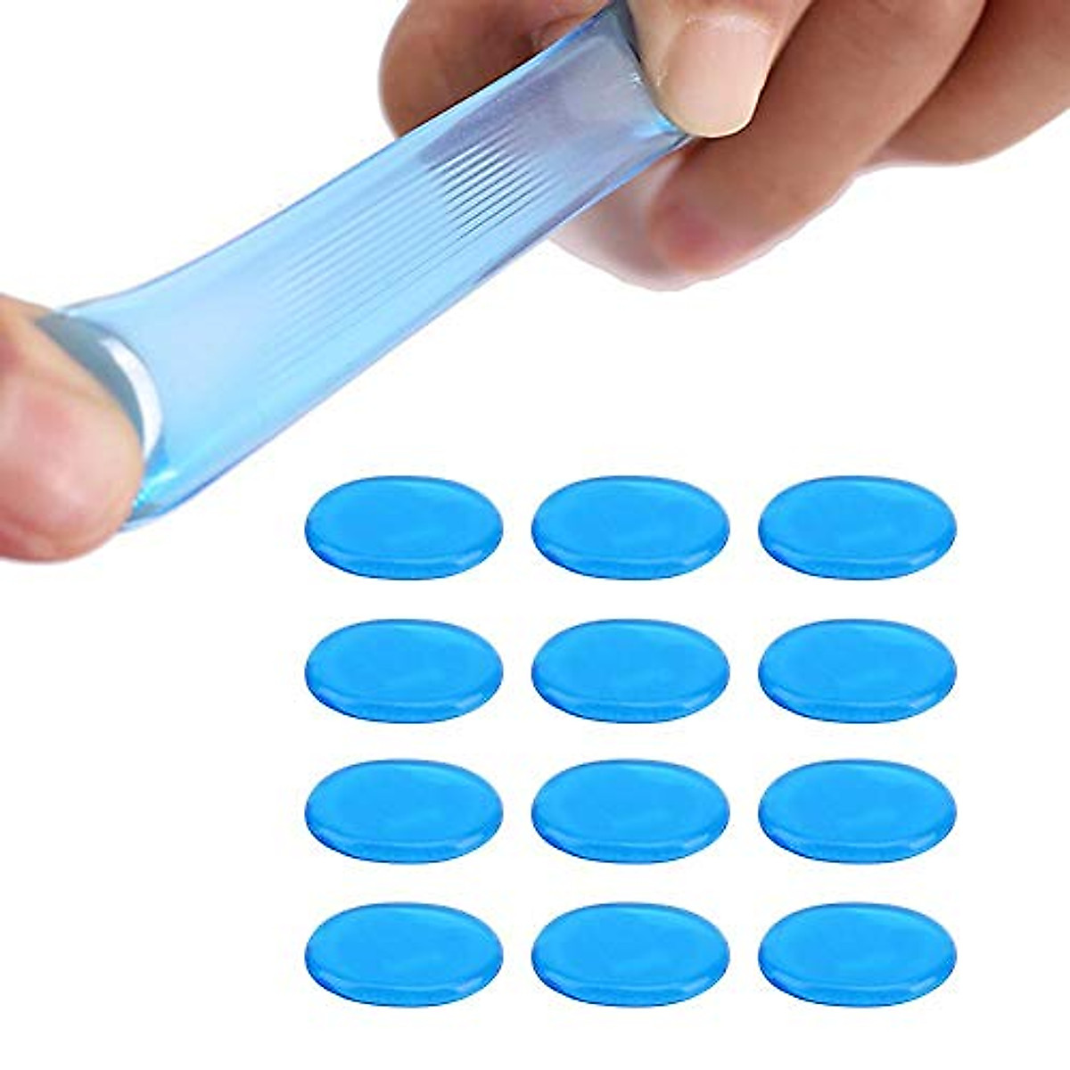 12Pcs Silicone Drum Dampeners Gel Pads,Drum Damper for Drums Tone Control