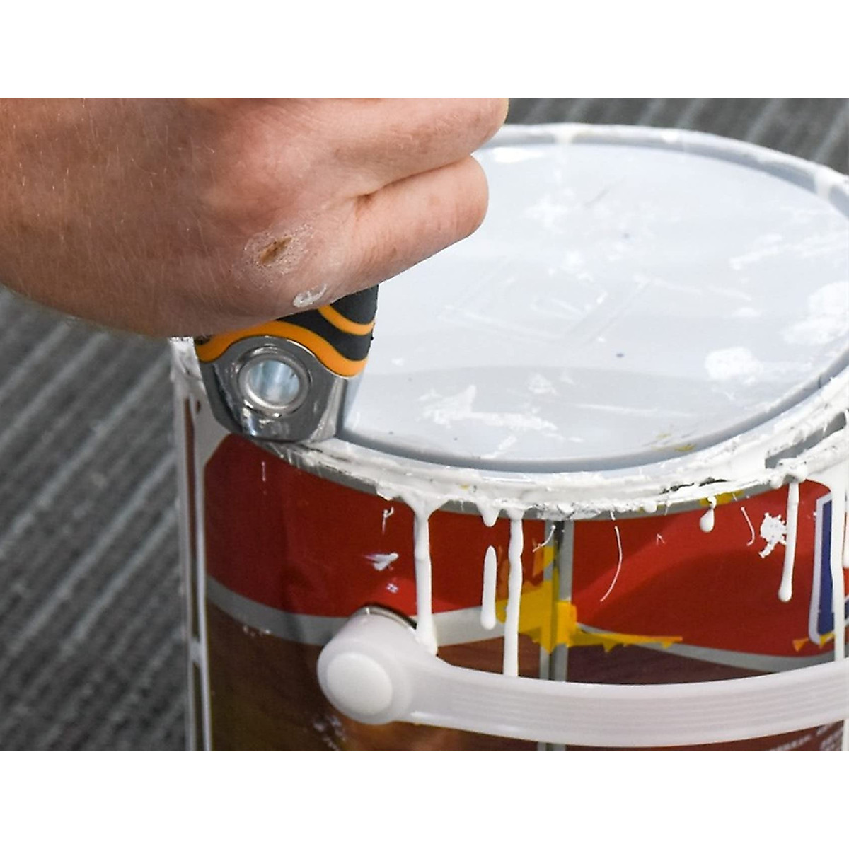 ROLLINGDOG 1.5 Inch Stiff Putty Knife - Stainless Steel Chisel Paint Scraper Tool for Wallpaper Stripping