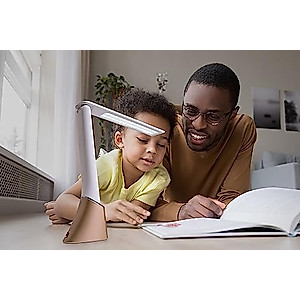 Daylight Company Smart Go Portable Ideal for Reading, Light Therapy, Everyday Tasks, Crafts, Desk Work, DIY, Led, Chargeable lamp, 1 Count (Pack of 1), White