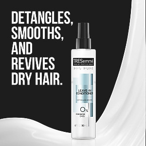 TRESemme Conditioner, Leave-In Hair Detangler Spray for Women & Men - Pro Pure Detangle & Smooth Sulfate-Free Conditioner for Dry, Damaged Hair Care, Cruelty-Free, 6.1 Fl Oz