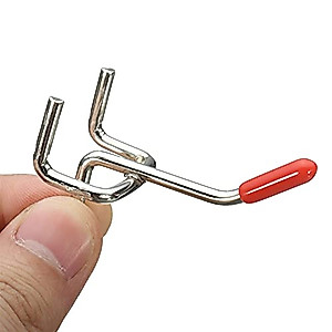 ANYUFEI 25/50 pcs Peg Board Hos Wall Shelf Tool Hangers Organizer Storage Display Hardware Tools (Size : 25PCS)