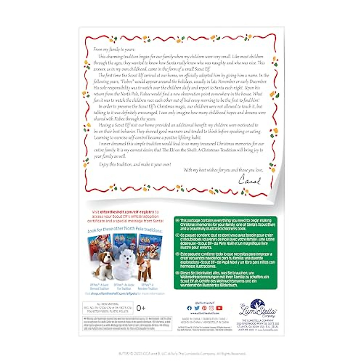 The Elf on the Shelf: A Christmas Tradition - Girl Scout Elf with Blue Eyes - includes Artfully Illustrated Storybook, Keepsake Box and Official Adoption Certificate
