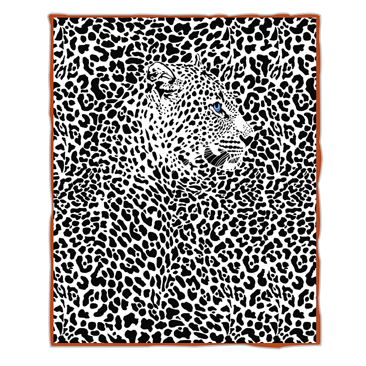 Cheetah Print Fleece Throw Blanket,330GSM 40"x50" Fuzzy Cozy Comfy Super Soft Cheetah Print Blanket Gifts for Women Kids Boys and Girls