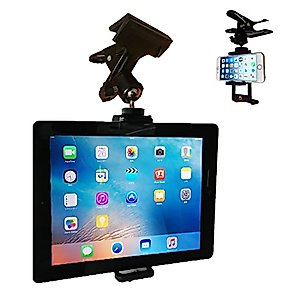 Nanmara Car Mount for iPad Tablet & Smartphone Clip Holder for Sun Visor