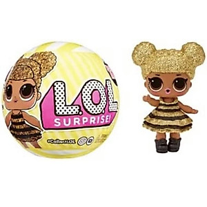 L.O.L. Surprise! 707 Queen Bee Doll with 7 Surprises in Paper Ball- Collectible Doll w/Water Surprise & Fashion Accessories, Holiday Toy, Great Gift for Kids Ages 4 5 6+ Years Old & Collectors