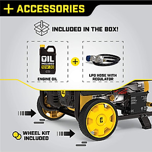 Champion Power Equipment 100891 9375/7500-Watt Dual Fuel Portable Generator, Electric Start