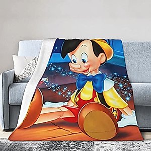 Hipeya Cartoon Blanket Lightweight Cozy Soft Throw Blanket Flannel Blankets for Bed Couch Living Room 60'' x 50''