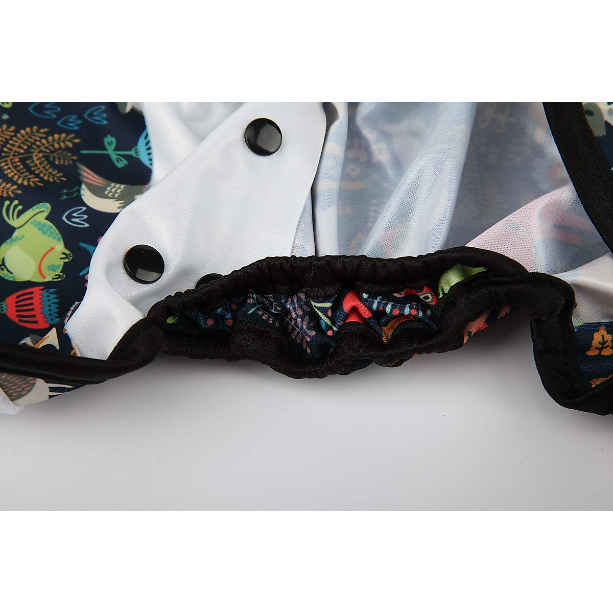 Baby Cloth Diaper Cover Nappy Hook and Loop Double Gusset 6.6lbs to 33lbs (Grey Arrow) One Size