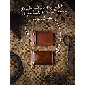 iPhone 12, 12 Pro, 12 Pro Max, 12 Mini case/wallet, Minimalist sleeve/cardholder, Brown Crazy Horse leather, iPhone SE, 11, 11 Pro, 11 Pro Max, Xr/Xs/Xs Max/8/7/6s cover/bag, Crazy Horse Craft