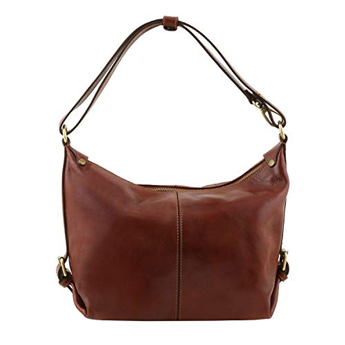 Tuscany Leather Sabrina Leather hobo bag Black