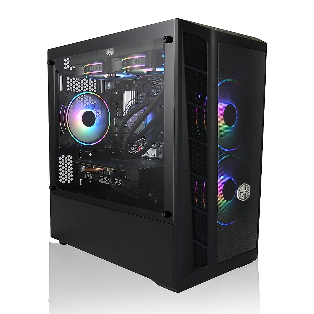 AVGPC Quiet Series Gaming PC Intel Core i5 6 Core 12400F up to 4.40 GHz, 16GB DDR4, GeForce GTX 1660 Super 6GB, 1TB NVME M.2 SSD WiFi…