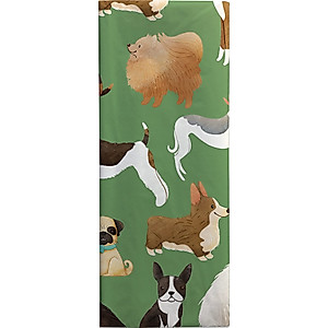 Jillson & Roberts 20" x 30" Printed Gift Tissue for Birthdays, Wine Bags, Weddings, Best in The Show Green, 24 Folded Sheets