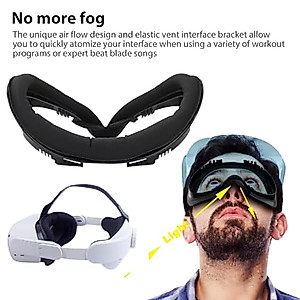 Facial Interface and Face Cushion for Meta Oculus Quest 2 Foam US