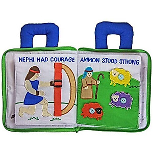 My Book of Mormon Quiet Book - LDS Faith Scripture Church of Jesus Christ Sacrament, Primary, Home Evening Activity Cloth Busy Book by My Growing Season