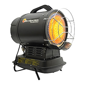 Mr. Heater MH70KTFR 70,000 BTU Portable Kerosene Radiant Heater with Quiet Burner Technology for Jobsites, Workshops, Or Large Outdoor Areas