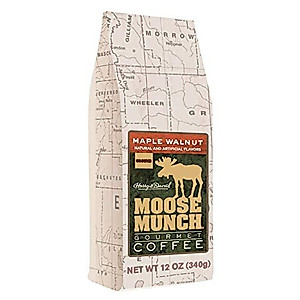 Moose Munch Gourmet Ground Coffee by Harry & David, 2/12 oz bags (Maple Walnut)