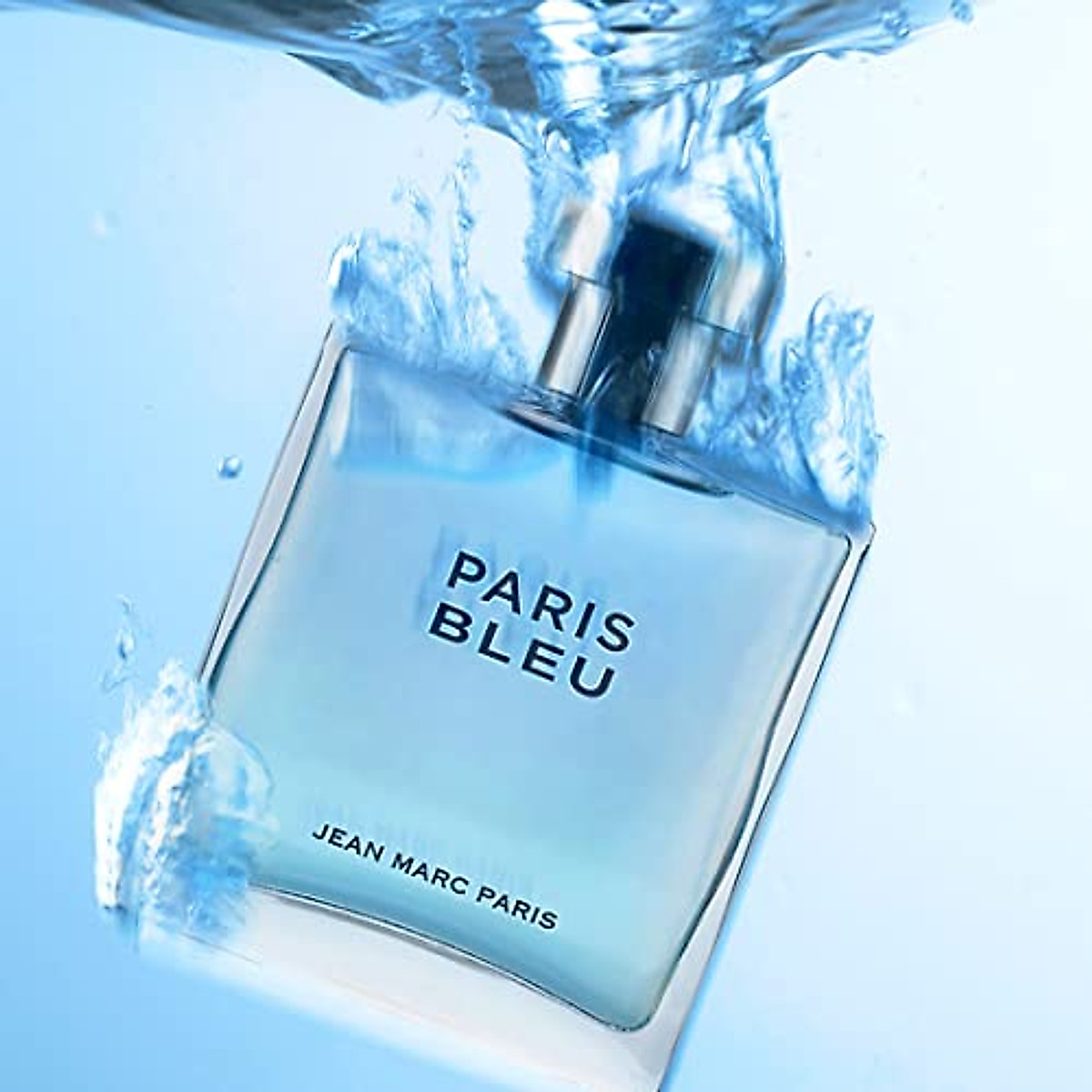 Jean Marc Paris Paris Bleu Homme Eau de Toilette Spray, 3.4 fl. oz., blue, Men's Cologne, Fresh Cologne, Notes of Bergamot, Lavender and Leather