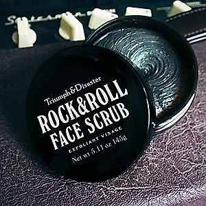 Triumph & Disaster | Rock & Roll Face Scrub for Men | Natural, Exfoliating Pore Cleansing Facial Scrub - Removing Blackheads and Dirt, 5.11 oz