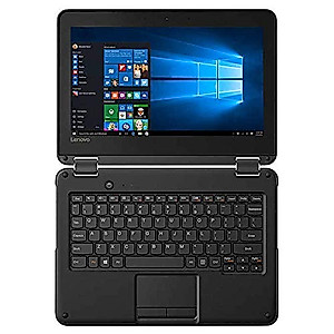 Lenovo 2019 New 300e Flagship 2-in-1 Business Laptop/Tablet, 11.6" HD IPS Touchscreen, Intel Celeron Quad-Core N3450 up to 2.2GHz, 4GB DDR4, 64GB eMMC, Windows 10 S/Pro, Choose Flash Drive