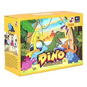 Sunlite Dino Adventure Table top Board Game Trains Social Skills, Concentration and Focus