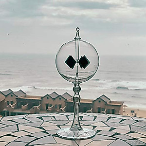 DORAMI Large Transparent Solar Power Crookes Radiometer Sun Light Energy Spinning Vanes Windmill Gift Home