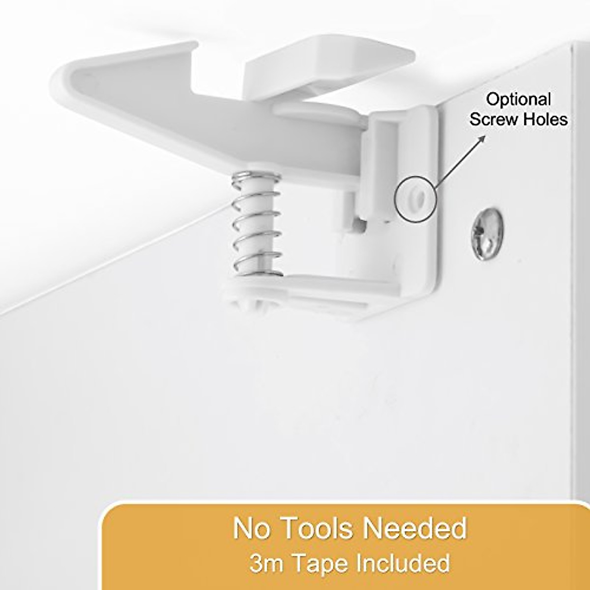 Cabinet Locks Child Safety 12 Pack | Baby Safety Cabinet Locks NO Drilling 3M Adhesive Baby Proof Drawer Lock Child proofing cabinets latches for Kids Latch for Drawers & Door Child Safety Locks