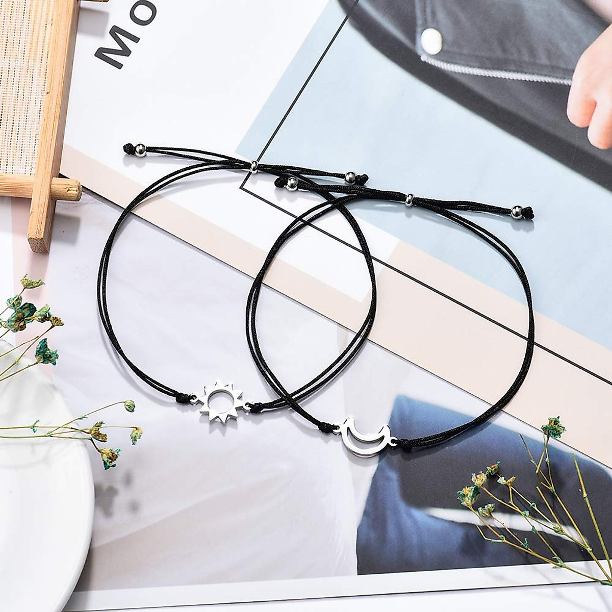 Tarsus Friendship Bracelets Gifts, Best Friend BFF Bracelet Gifts for 2 Bestfriend Sister Women Friends Female Birthday Christmas Galentines Day