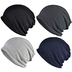ELLEWIN Slouchy Beanie Hip-Hop Hats Cap for Men Women Soft Lightweight Running Adult Beanie Hats