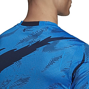 adidas Men's Designed 4 Training All Over Print Tee, Blue Rush, XX-Large