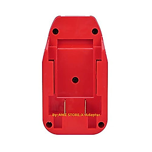 X-Adapter Fits Bauer 20v MAX Cordless Tools Compatible with Black & Decker 20v MAX (NOT Old 18v) Lithium Batteries- Adapter Only, RED (BD-BE20)