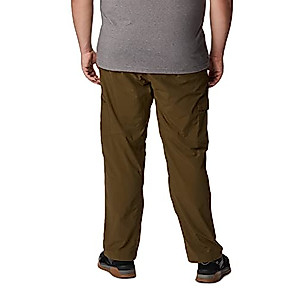 Columbia Men’s Silver Ridge Cargo Pants, Moisture Wicking, Sun Protection, New Olive, 30