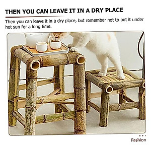 Amosfun Children's Chair Stool for Living Room Small Seat Stool Toilet Stool Stool Home Small Stool Home Supplies Weaving Stool Summer Stool Stools Furniture Home Vintage Stool