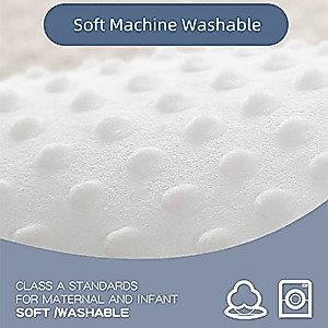 JIAHG Baby Side Sleep Pillow Multi-Functional Non Milk Regurgitation Newborn Soothing Exhaust Pillow Accompany Sleeping Hug Pillow for Infants Age 0-1 Year Comfy Bedding Bolster with Fixing Belt