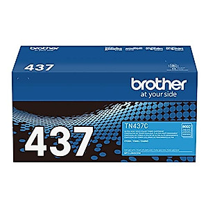 Brother Genuine TN437C Ultra High Yield Cyan Toner Cartridge