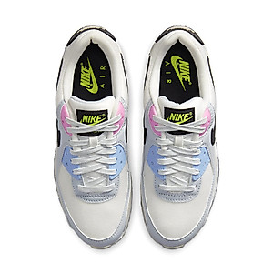 Nike Women's Air Max 90 Summit White/Black-Light Bone (DQ0374 100) - 11