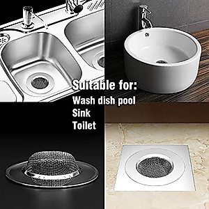 MLD Kitchen Sink Strainer Stainless Steel, kitchen Sink Drain Strainer, Sink Strainers for Kitchen Sinks (Inner Ring Size- 4 CM, Material-Stainless Steel)