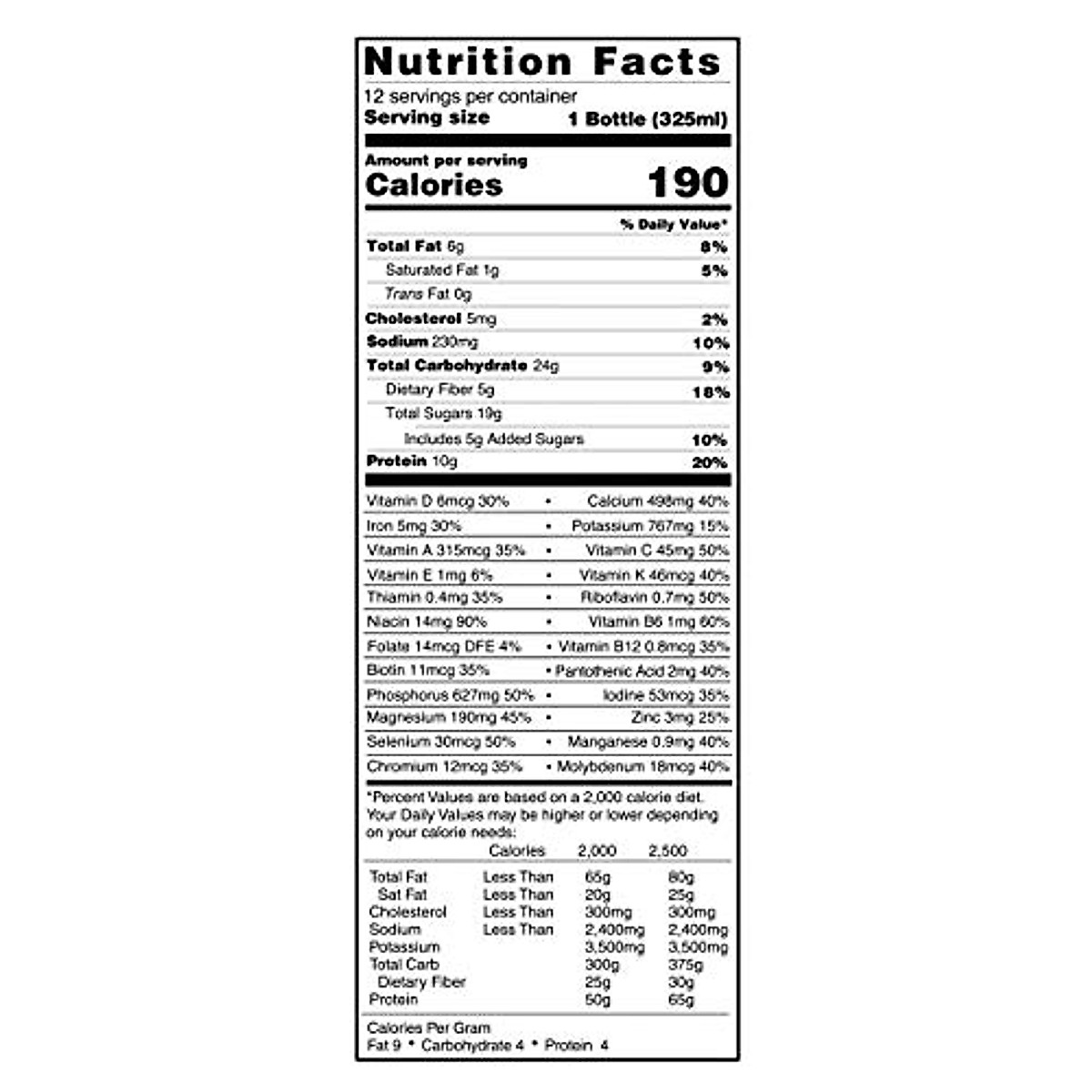 Equate Meal Replacement Shake, Creamy Milk Chocolate, 11 fl oz, 12 Count (Pack of 2)