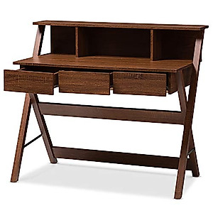 Baxton Studio Crossroads II Writing Desk