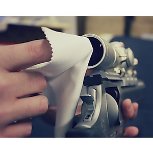 The Rag Company - Professional Microfiber Firearm/Gun/Reel Cleaning & Maintenance Kit - Huge Assortment of Hunting & Fishing Equipment Towels & Cloths (20-Piece)