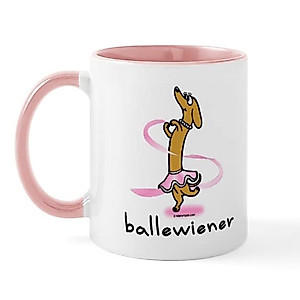 CafePress Ballet Wiener Mug Ceramic Coffee Mug, Tea Cup 11 oz