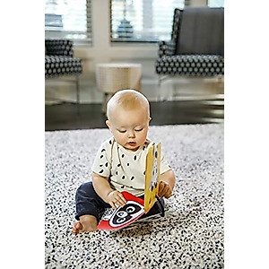 Baby Einstein Flip For Art High Contrast Floor Activity Mirror with Take Along Cards, Tummy Time Play, Newborn+