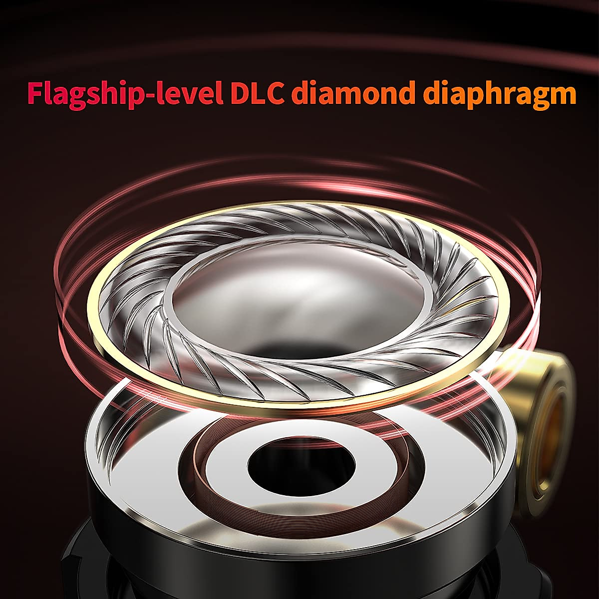 FIIO FD3 PRO Earphones in-Ear Earbuds High Resolution 1DD Deep Bass Detachable MMCX Connector with 2.5/3.5/4.4mm Plugs DLC Black