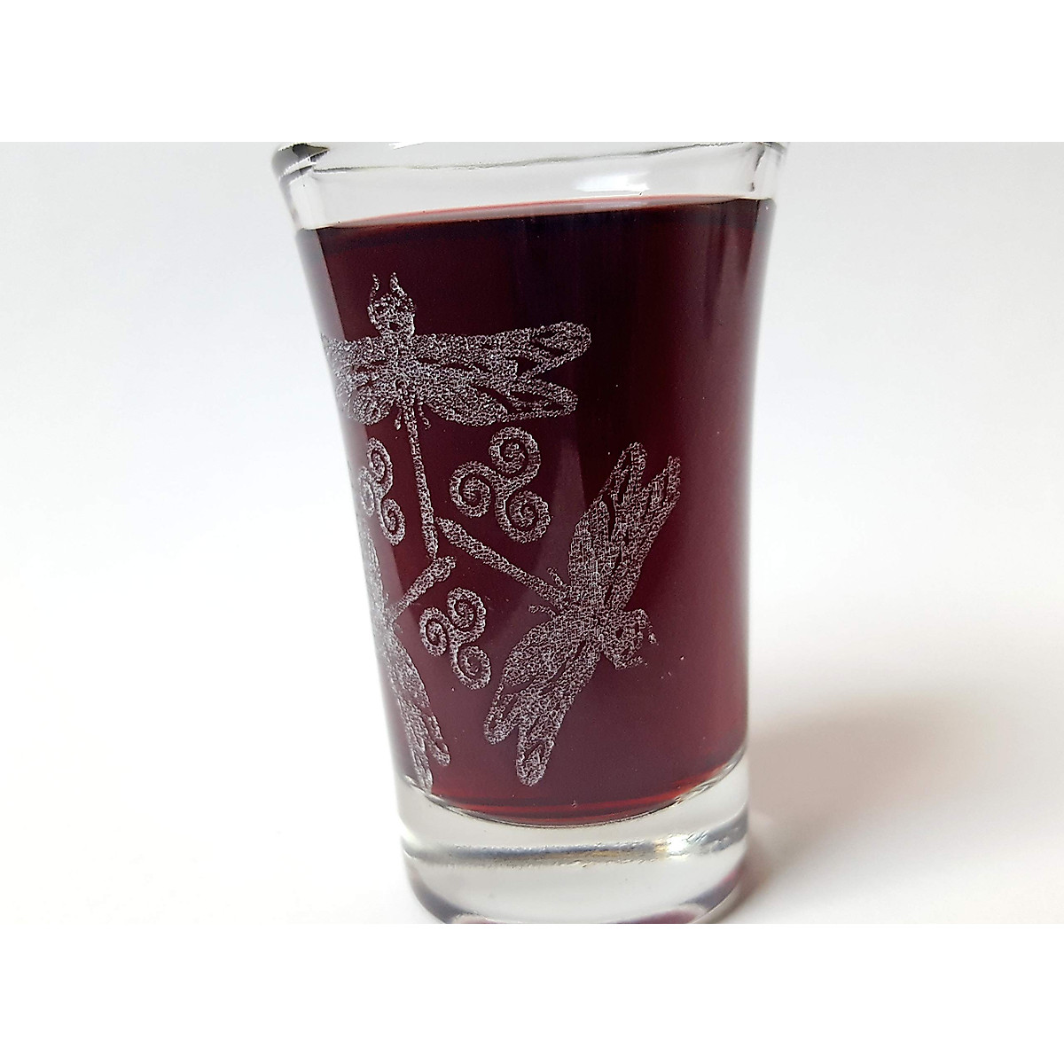 Dragonfly Shot Glass - Free Personalized Engraving Lyoncraft